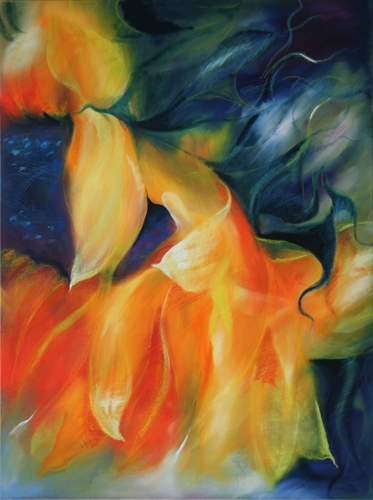 Sunray Tribute – Home of Mottled Art Original Paintings by Iwona ...